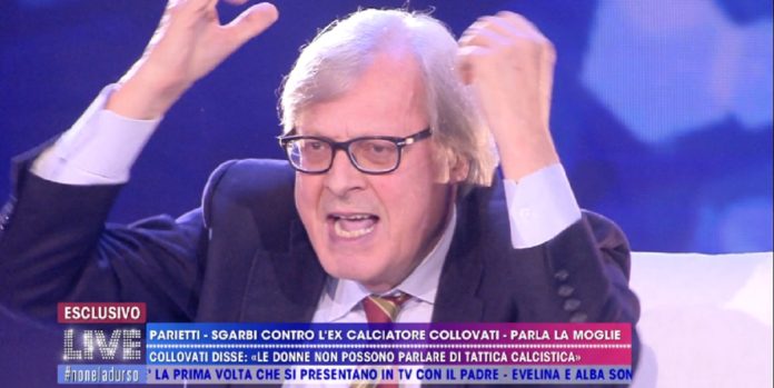 Sgarbi E I 24 Capra A Caterina Collovati A Live Non è La Durso