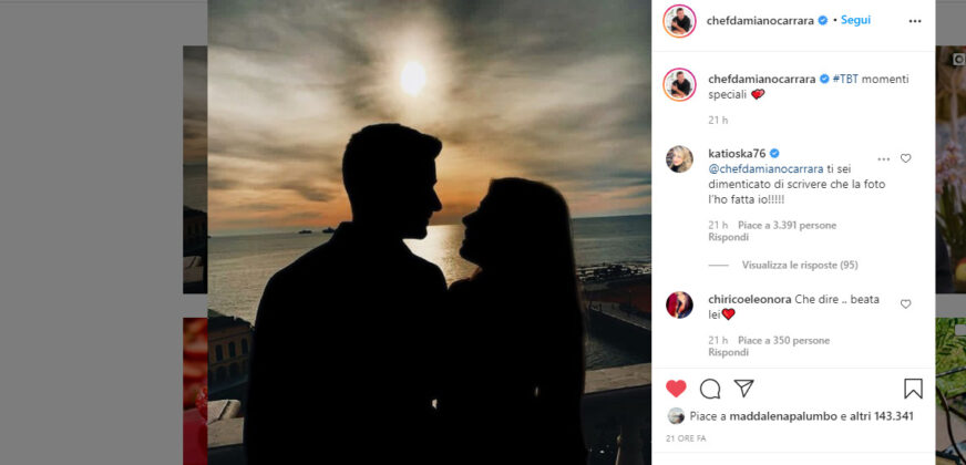 Damiano Carrara è fidanzato? La foto che toglie ogni dubbio - ZON