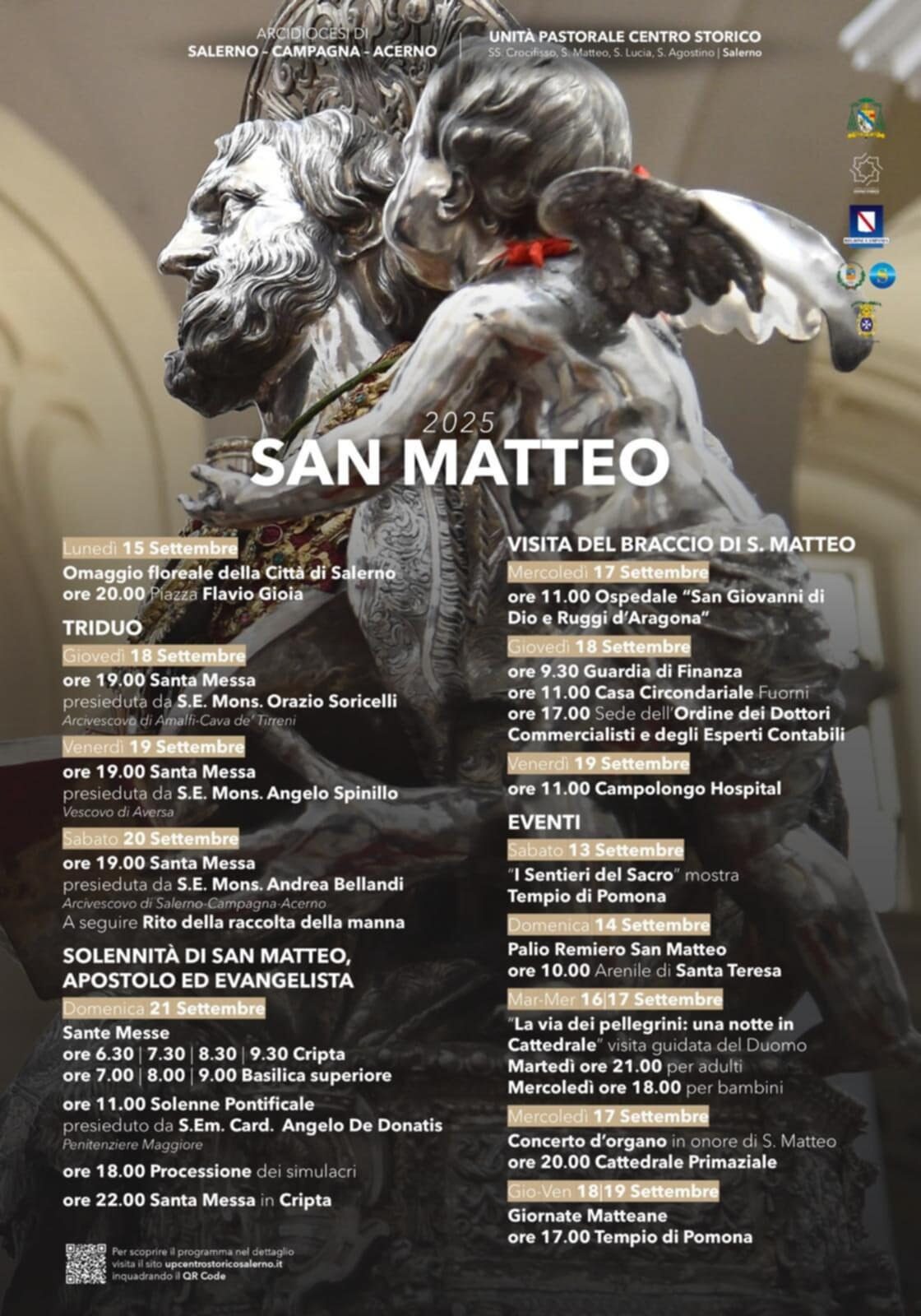 Salerno, San Matteo Apostolo 2025: il programma dei solenni ...